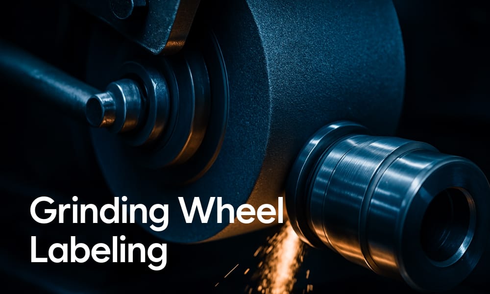 How to label grinding Wheel?